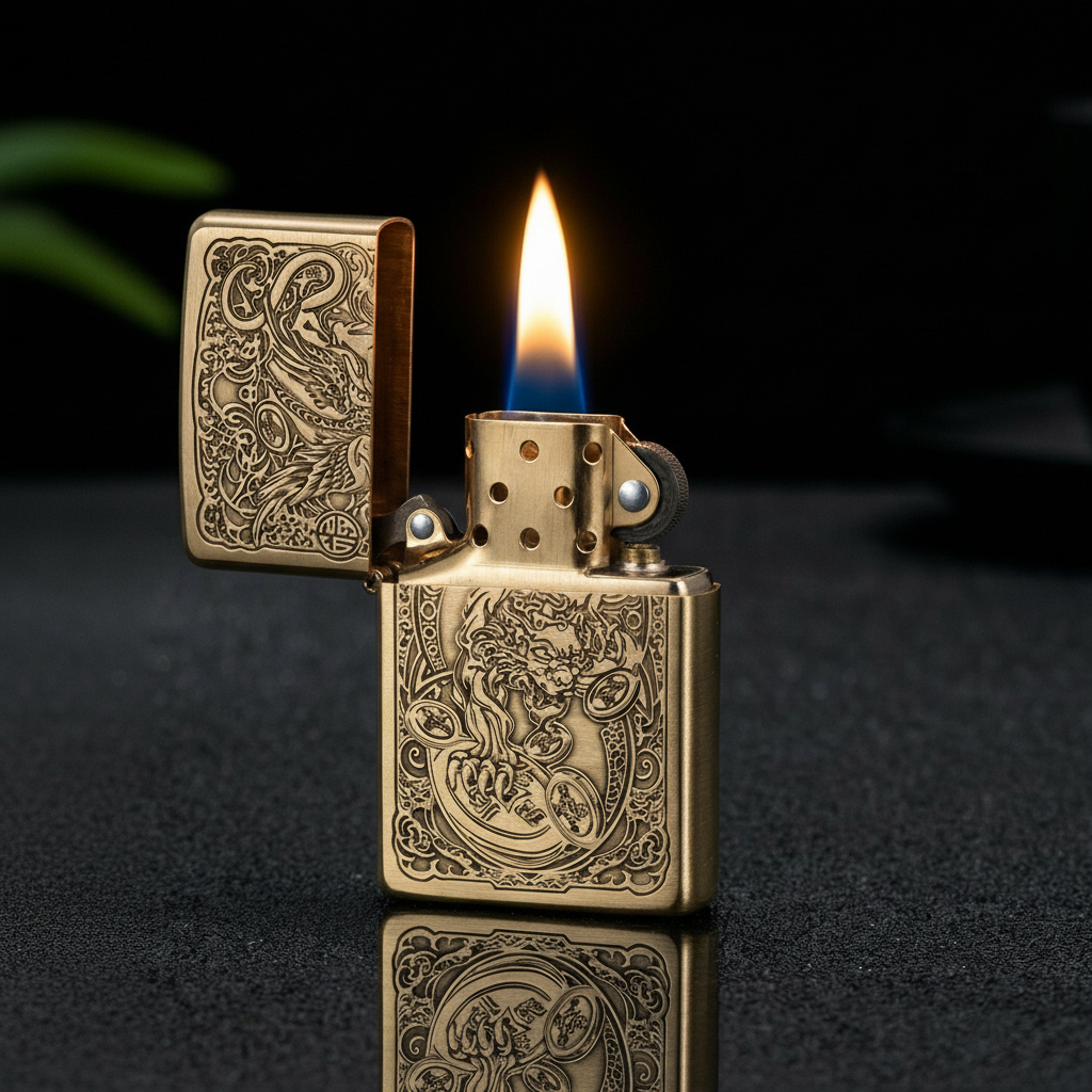 E ZORRO Brass Ultra Thin Double 3 – Blaze Lighters