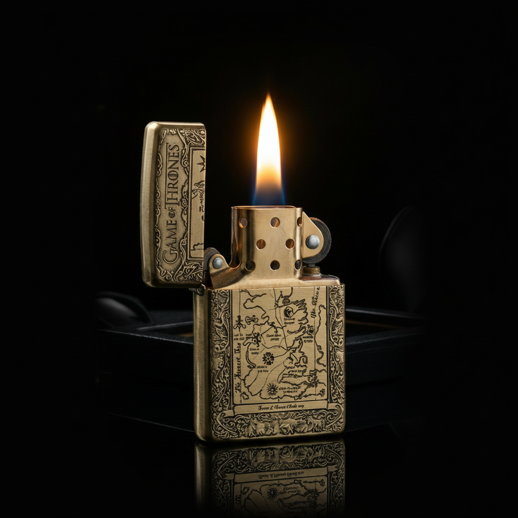 F ZORRO Brass Ultra Thin Double 6 – Blaze Lighters