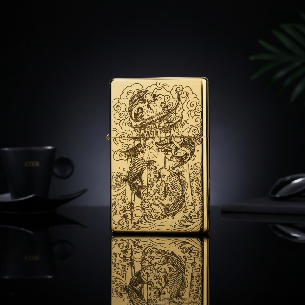 G.ZORRO Brass Ultra Thin Double 10 – Blaze Lighters