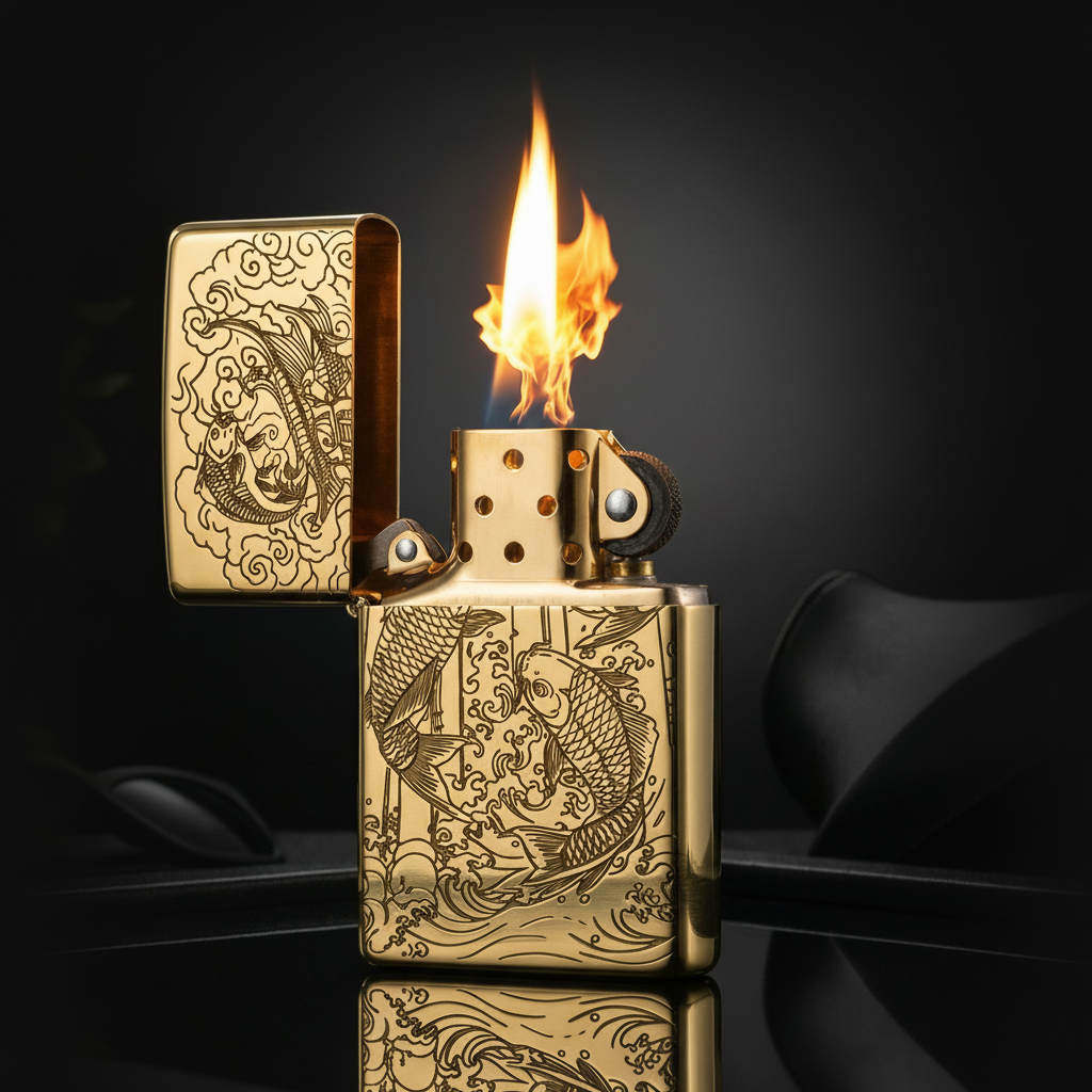 G.ZORRO Brass Ultra Thin Double 10 – Blaze Lighters