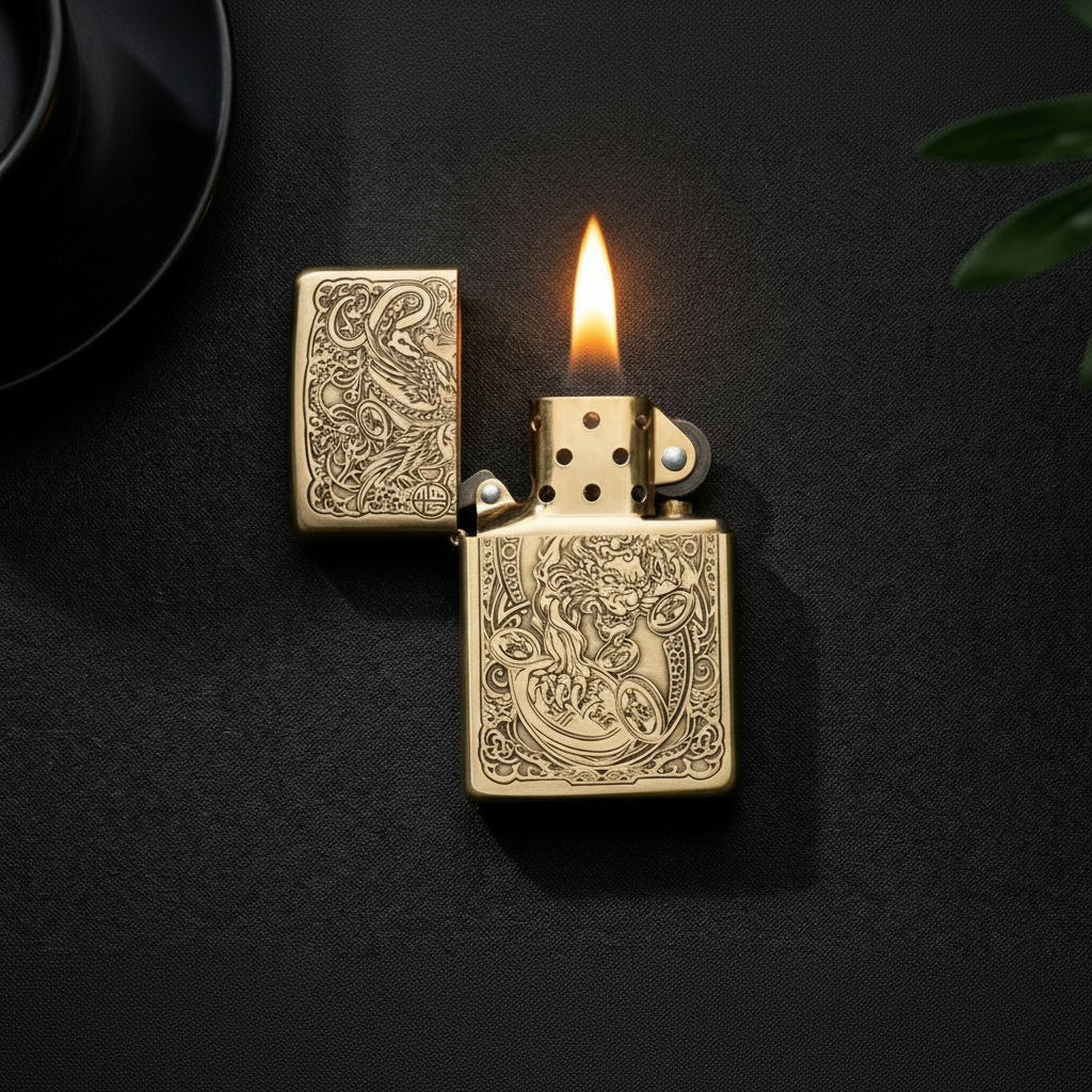 E ZORRO Brass Ultra Thin Double 3 – Blaze Lighters