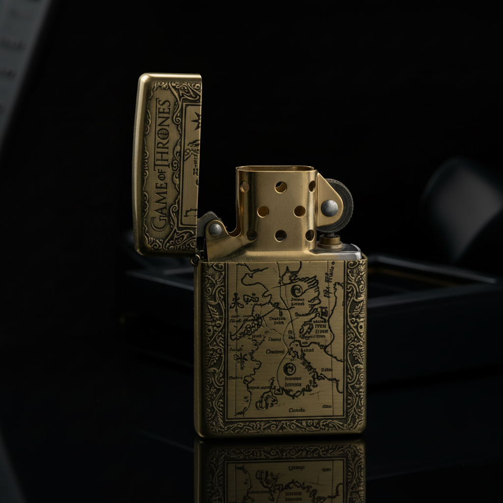 F ZORRO Brass Ultra Thin Double 6 – Blaze Lighters