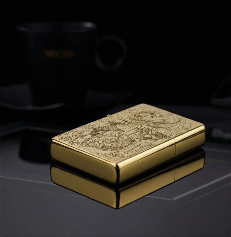 G.ZORRO Brass Ultra Thin Double 10 – Blaze Lighters