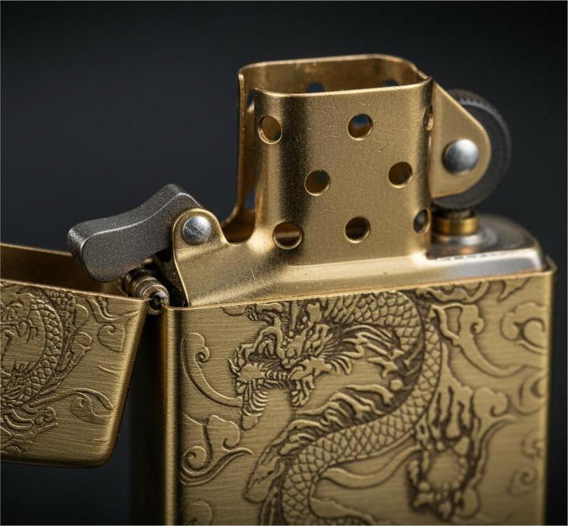 G ZORRO Brass Ultra Thin Double 7 – Blaze Lighters