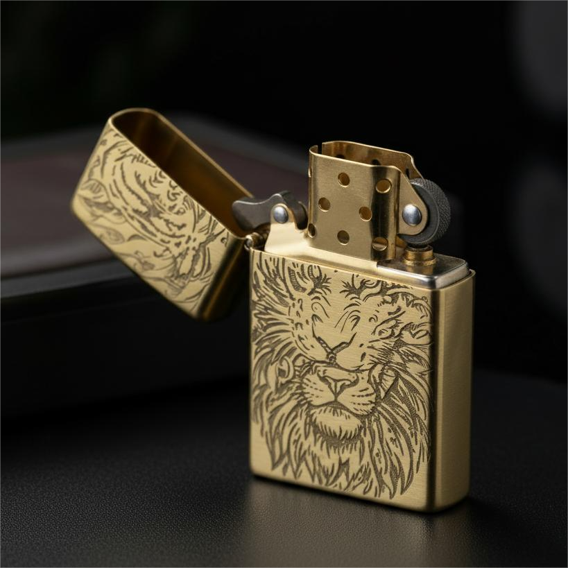 H.ZORRO Brass Ultra Thin Double sided 1 – Blaze Lighters