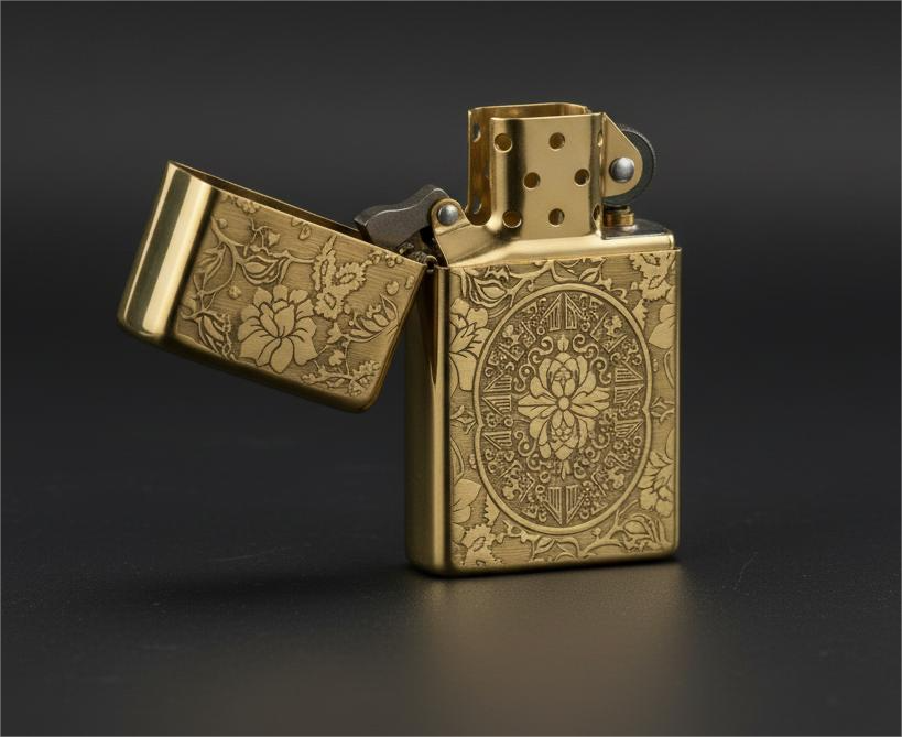 I ZORRO Brass Ultra Thin Double 5 – Blaze Lighters