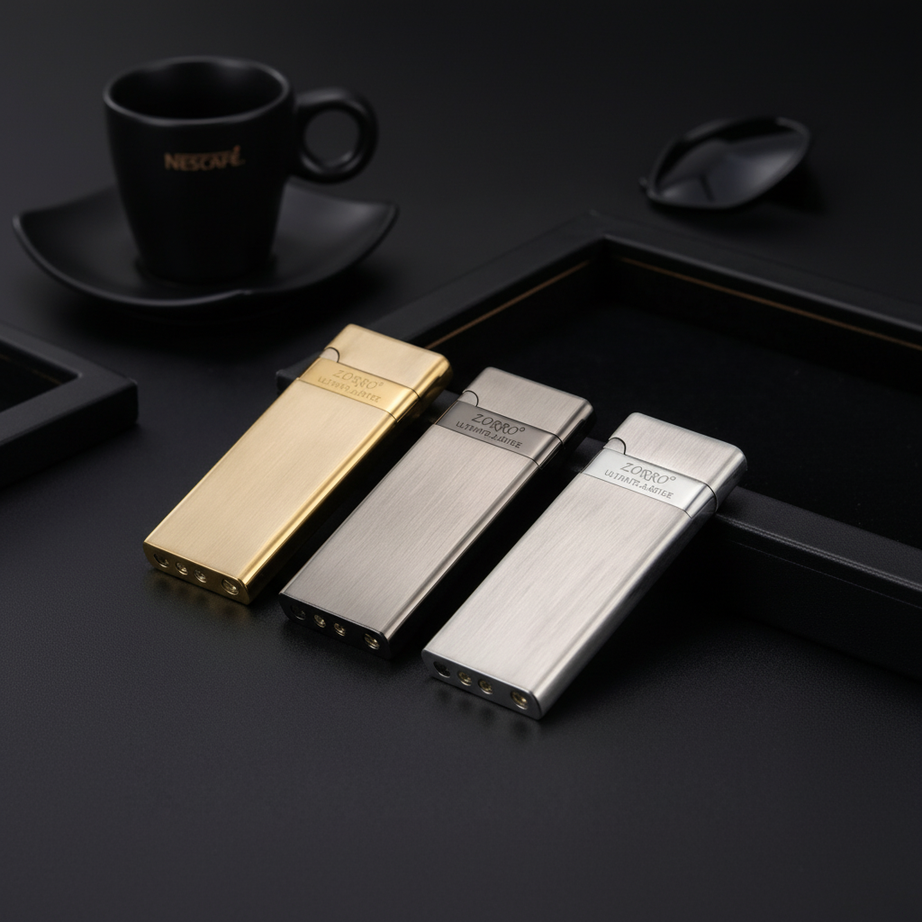 A Zorro 636 Metal Ultra Thin Butane – Blaze Lighters